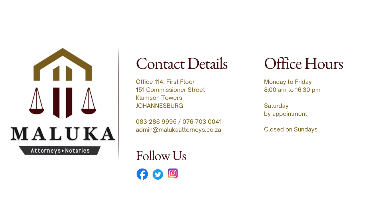 Maluka Attorneys - Lawyers Working Smart